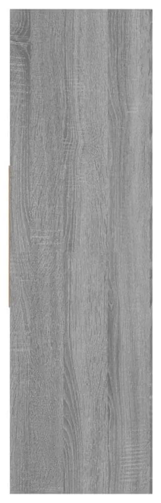 Petromila Knihovna šedá sonoma 97,5 x 29,5 x 100 cm kompozitní dřevo