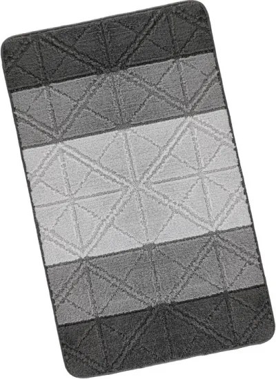 Bellatex koupelnová předložka BANY 60x100 cm Trojúhelník šedá
