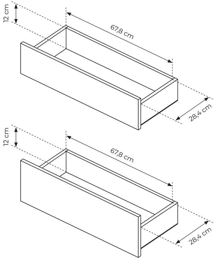 TORRO d | komoda 163 6S | 163 cm | dub cremona/černá