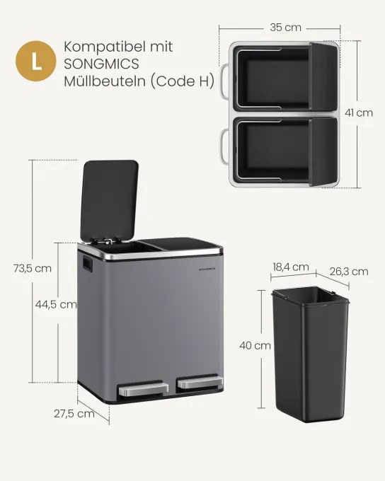 Odpadkový koš LTB030G01