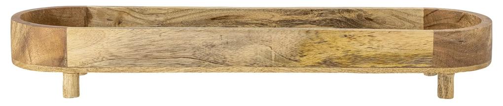 Bloomingville Dekorativní dřevěný podnos Mango Wood, přírodní barva, dřevo