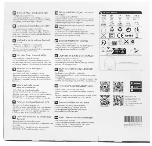 Aigostar - LED RGBW Stmívatelné stropní svítidlo LED/36W/230V 3000-6500K bílá+DO