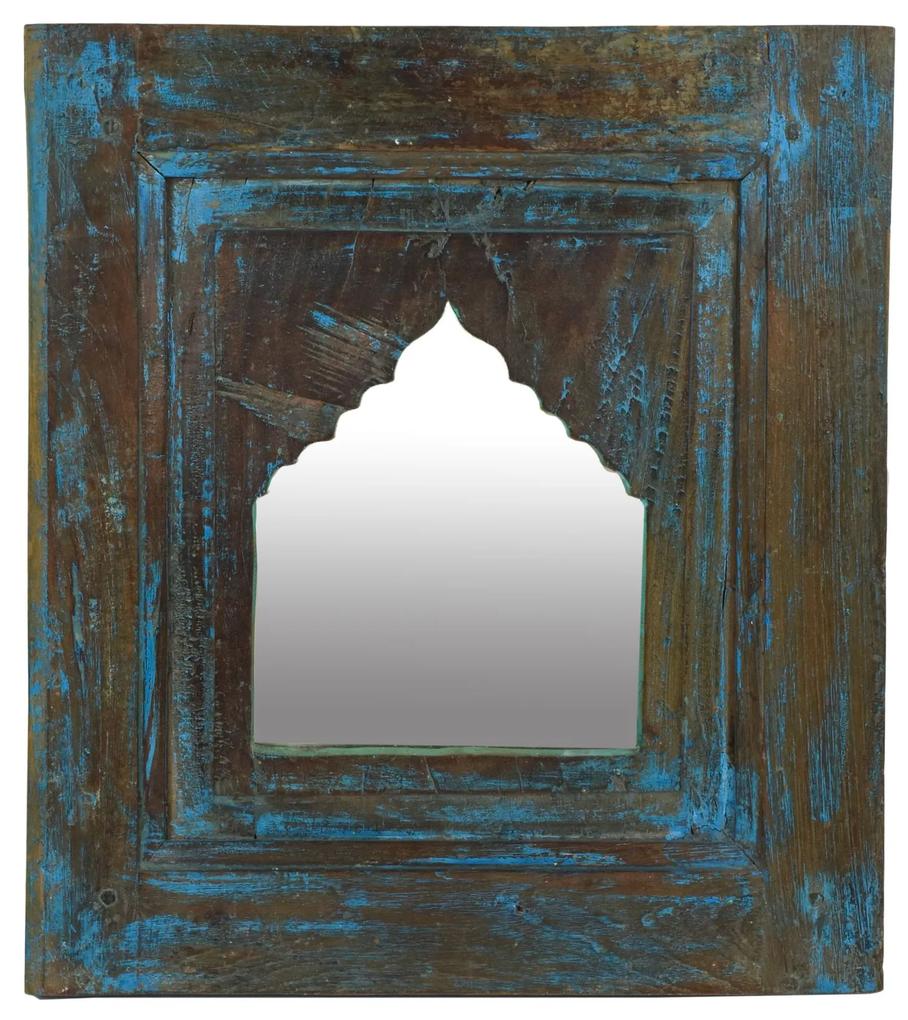 Sanu Babu Zrcadlo v rámu z teakového dřeva, 42x5x47,5cm (1M)
