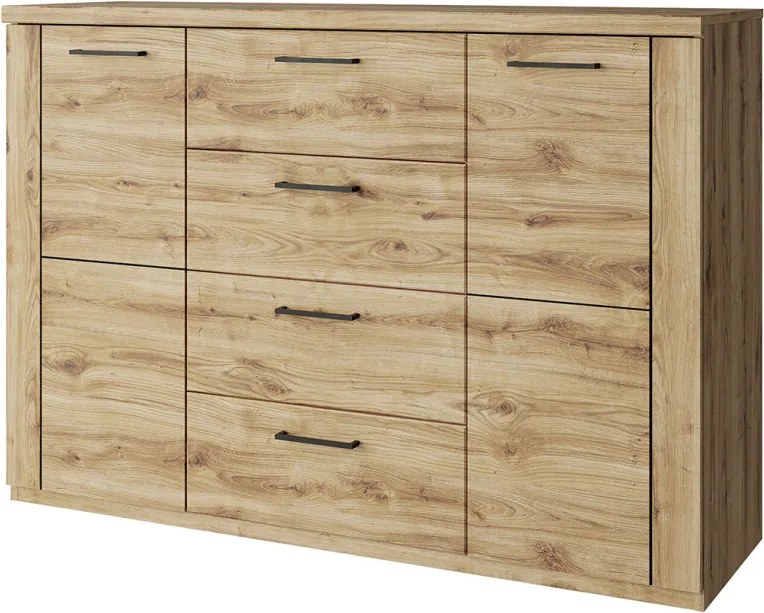 Komoda 2d4s dub navarra Doorset