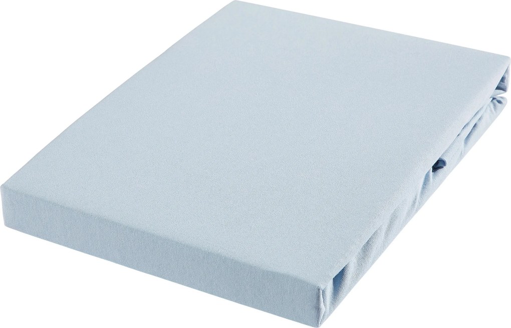 XXXLutz ELASTICKÉ PROSTĚRADLO, žerzej, modrá, 140-160/200-220 cm Novel - Prostěradla - 005054003116