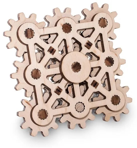 EWA Malé dřevěné mechanické 3D puzzle - Twister maxi
