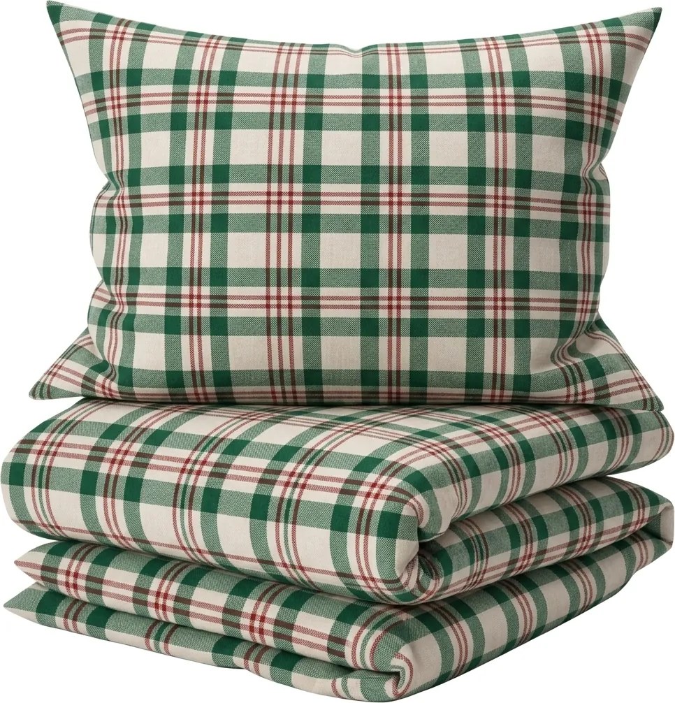 Bavlněné povlečení WINTER PLAID barevné Rozměr povlečení: 2 ks 70 x 90 cm | 200 x 220 cm