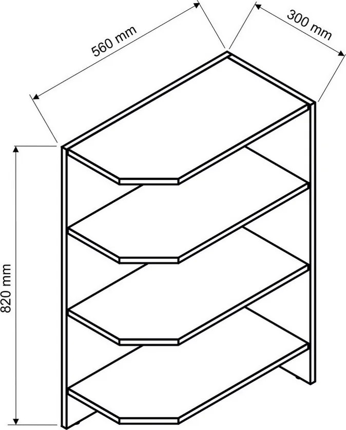 Casarredo - Komfort nábytek Spodní kuchyňská skříňka DPO ukončovací, bílá