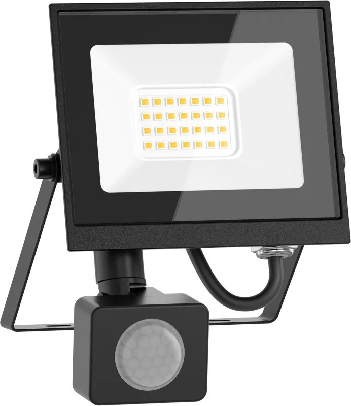 Mexen Luxpro LED reflektor s pohybovým senzorem, 20W, neutrální - 4000K, 1800 lm, černá - L235-020-40-70