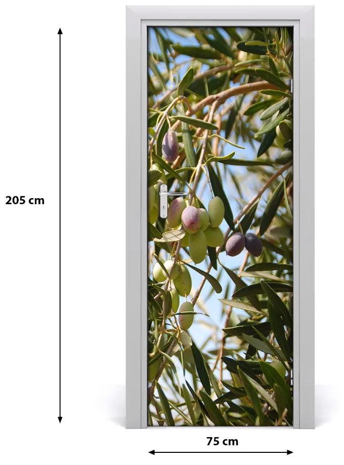 Fototapeta samolepící Olivy na stromě 75x205 cm