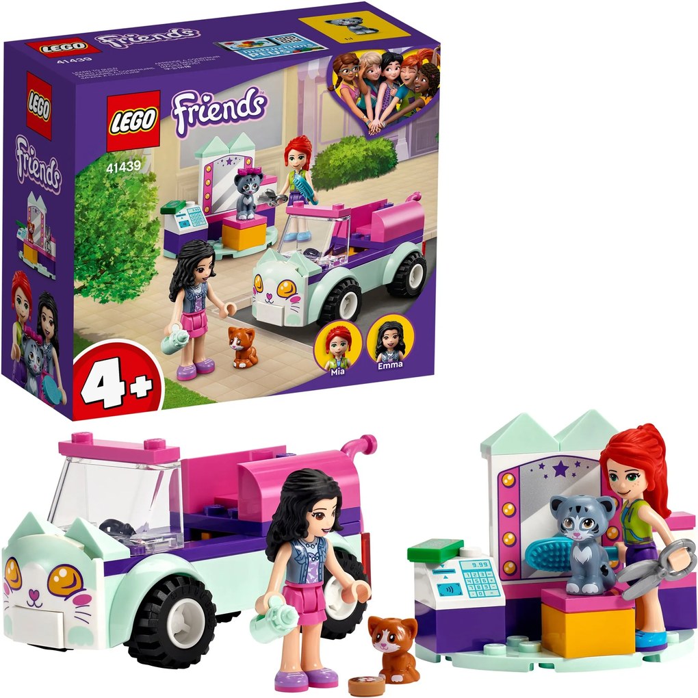 Lego stavebnice lego friends 41439 pojízdné kočičí kadeřnictví