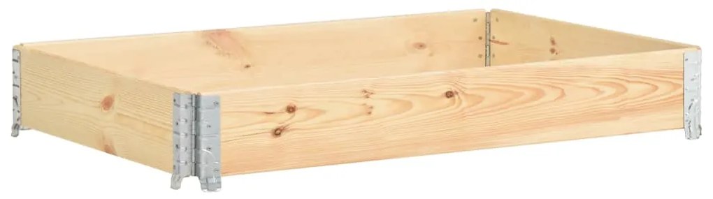 310058 vidaXL Paletový nástavec 100 x 150 cm masivní borové dřevo