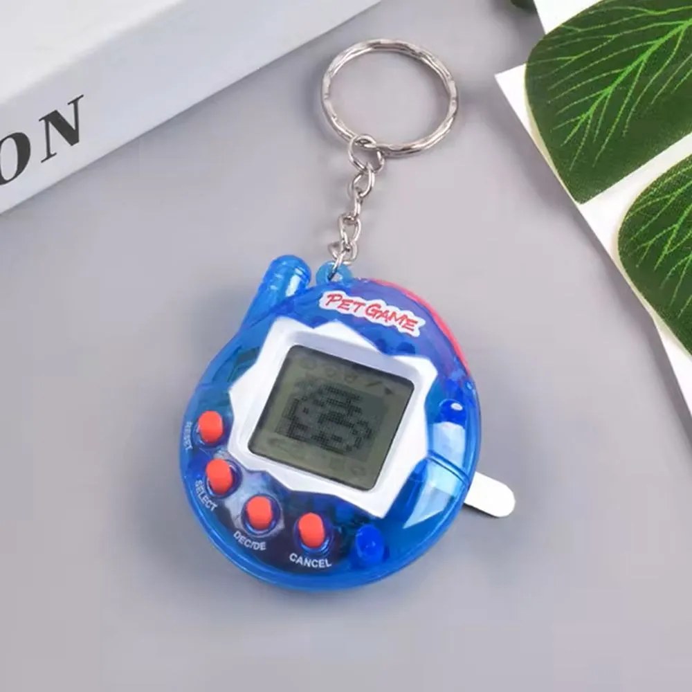Elektronické zvířátko (Tamagotchi) - v průhledném vzhledu Barva: 7 modrá