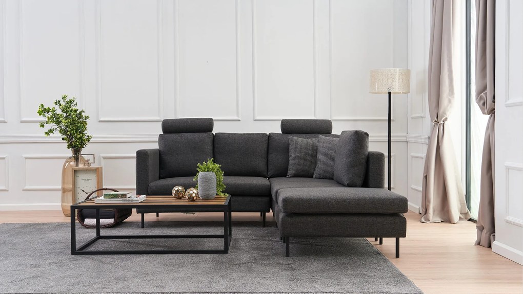 Hannah Home Modulová pohovka MINO antracitová 825BLC1725