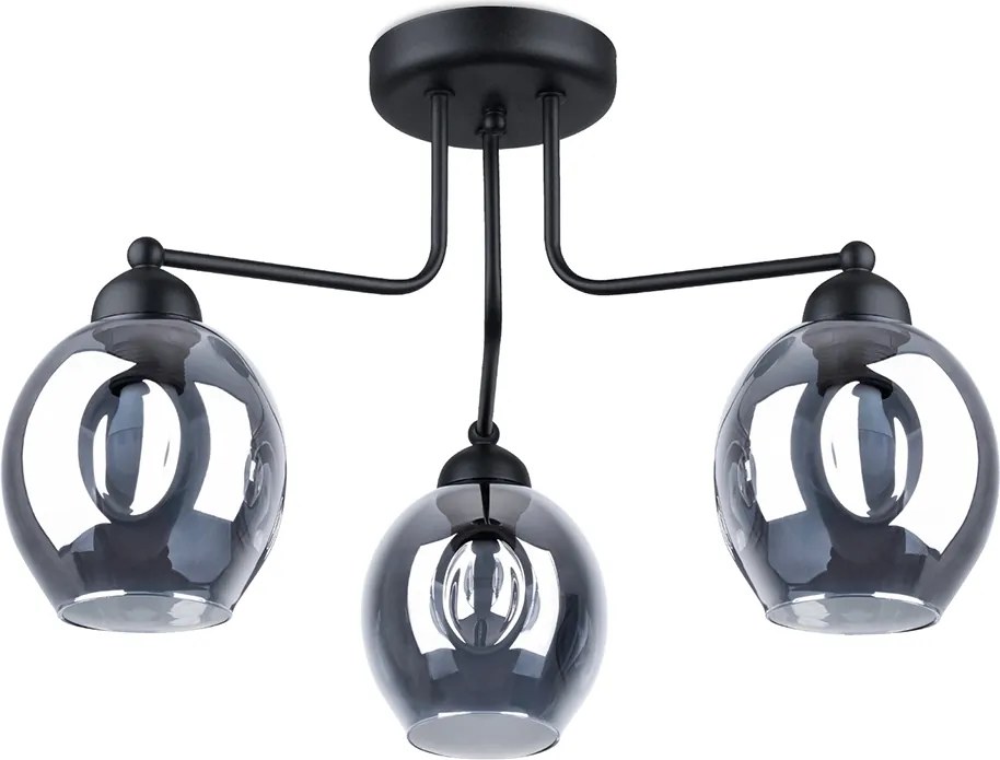 Sollux Lighting Lustr FILLAN 3 černý
