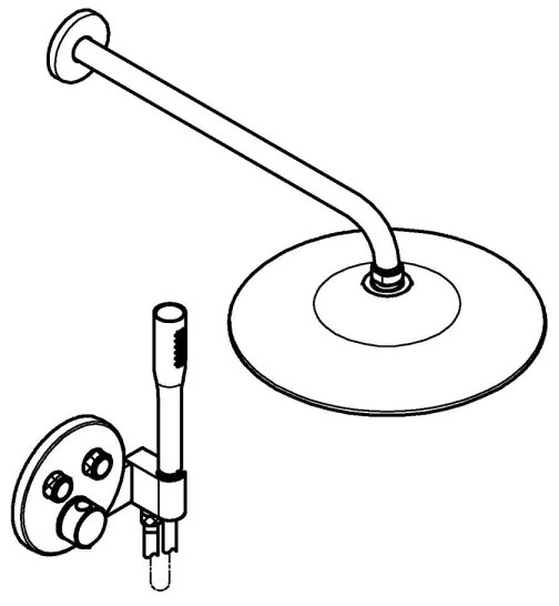GROHE 34878000 - Sprchový systém PRECISION SMARTCONTROL 260 mm lesklý chrom