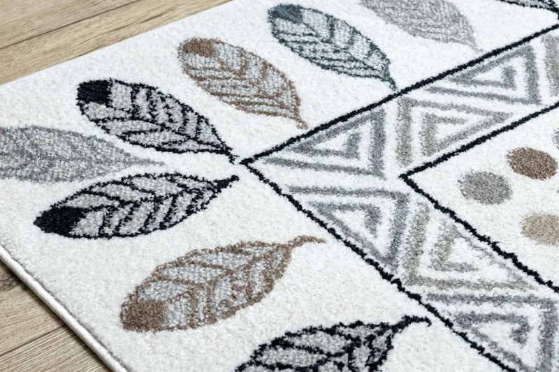 Dywany Łuszczów, Dětský kusový koberec Fun Teepee cream, 180x270, šedá, dětský pokoj