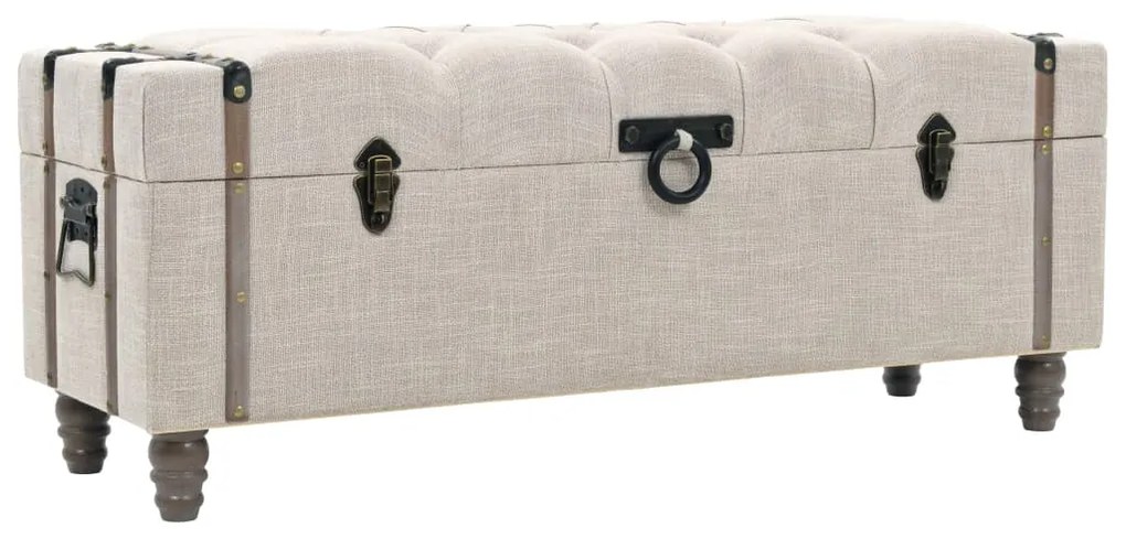 Sada úložných lavic 3 kusy masivní dřevo a ocel 112x37x45 cm 245762