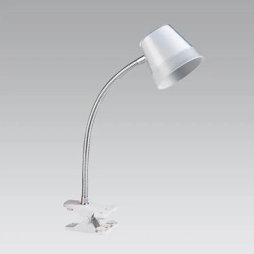 Moderní LED stolní lampa s klipem VIGO, bílá Prezent VIGO 26050