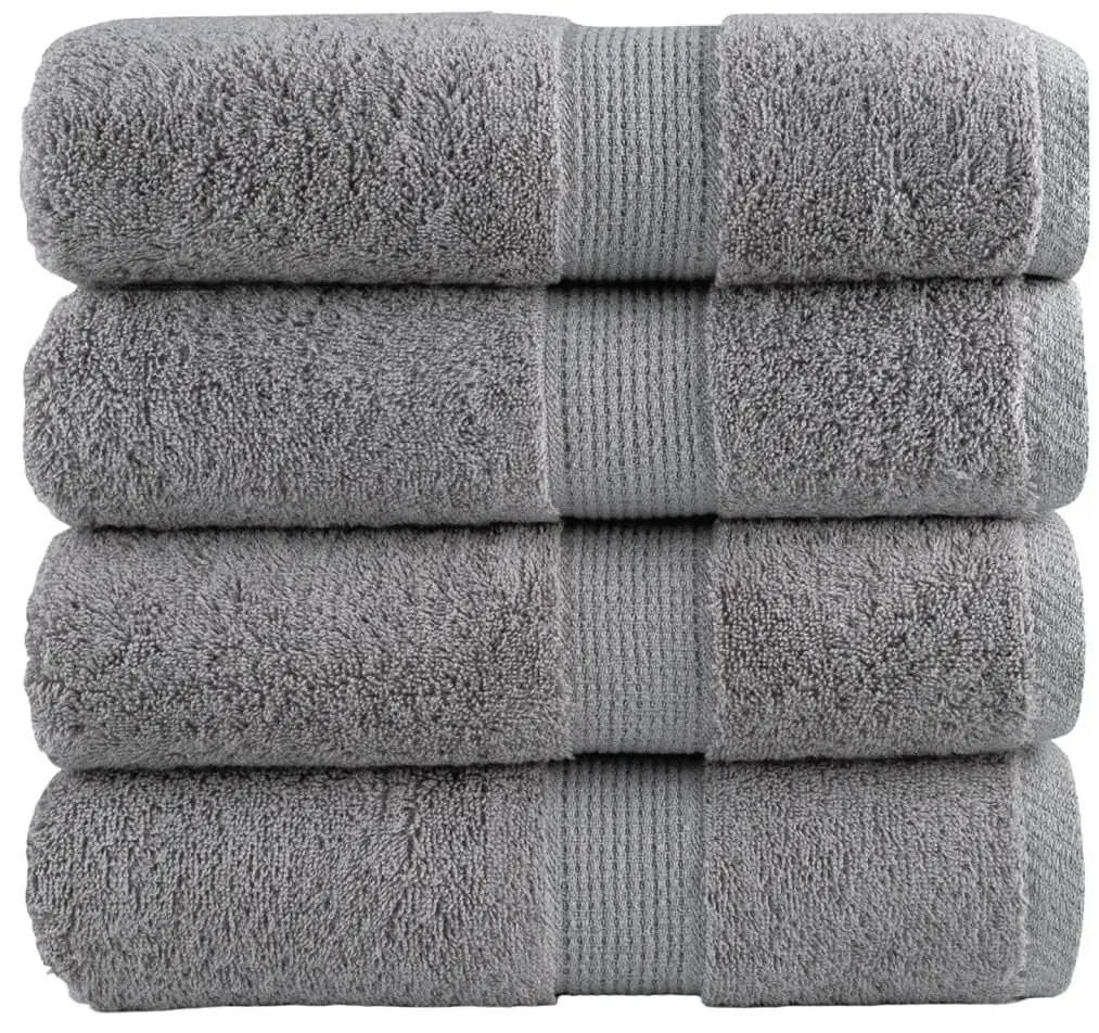 Prémiové mycí utěrky SOLUND 4 ks šedé 30x30 cm 600 g/m² 137300