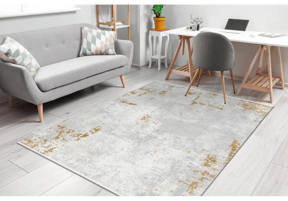 Kusový koberec Mukora zlatokrémový 140x190cm