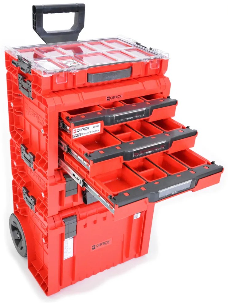 QBRICK SYSTEM PRO Expert RED HD Zásuvkový organizér 3