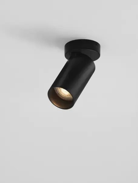 Minimalistické bodové svítidlo Oso Černá