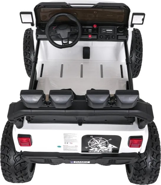 Elektrické autíčko Extreme Sport 4x4 bílé