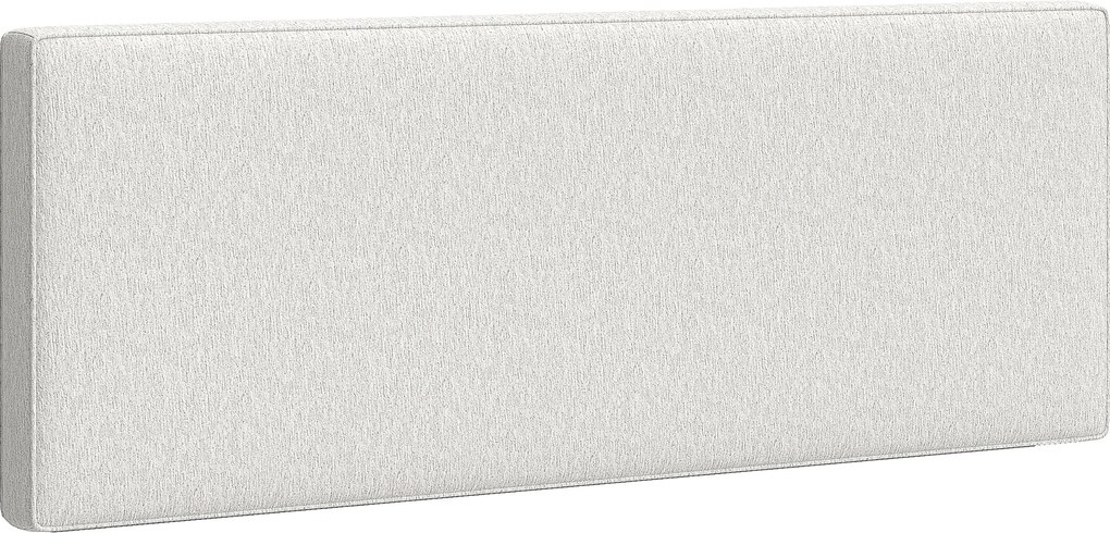 HOMCOM čalouněné plovoucí čelo postele s lněným vzhledem, 160 × 60 cm (krémové) | Aosom