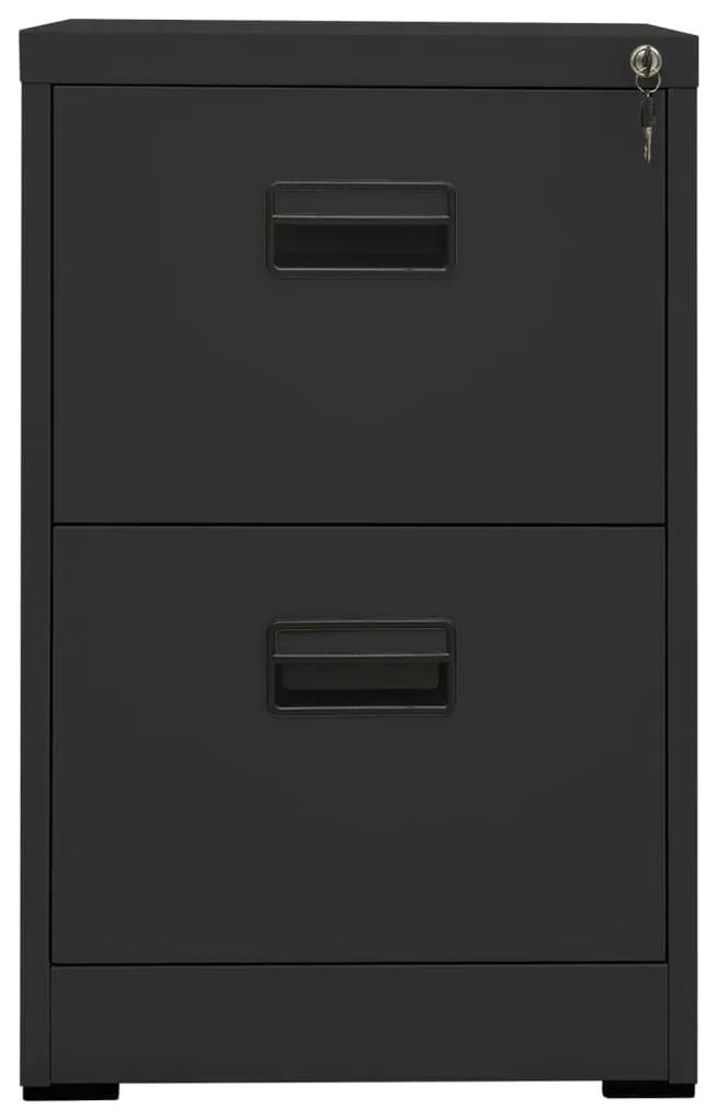 Kancelářská skříň antracitová 46 x 62 x 72,5 cm ocel,  336273