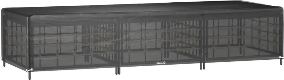 Plachty na zahradní lehátko 2 ks 12 oček 205 x 75 x 40 cm PE 3155393
