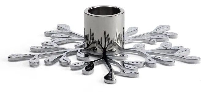 Svícen Mistletoe Silver COOEE Design