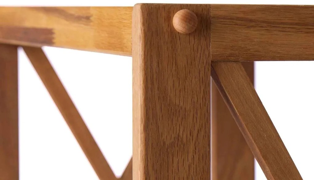 Designový regál Walworth 124 cm přírodní dub