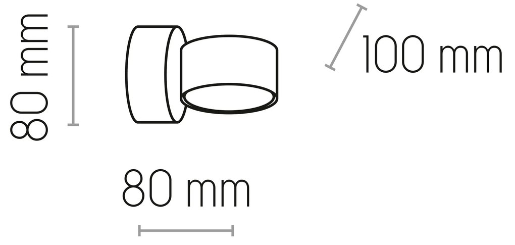 Nástěnné svítidlo TK 6240 DALLAS černá