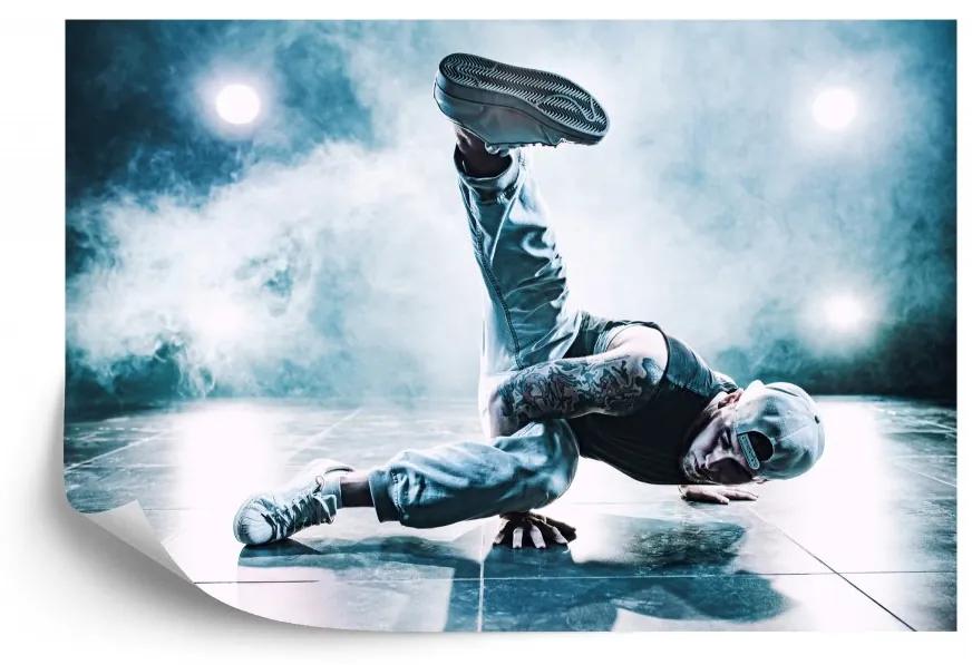 Fototapeta Breakdance Tanečnice Během Představení Hladký vinyl 270x180