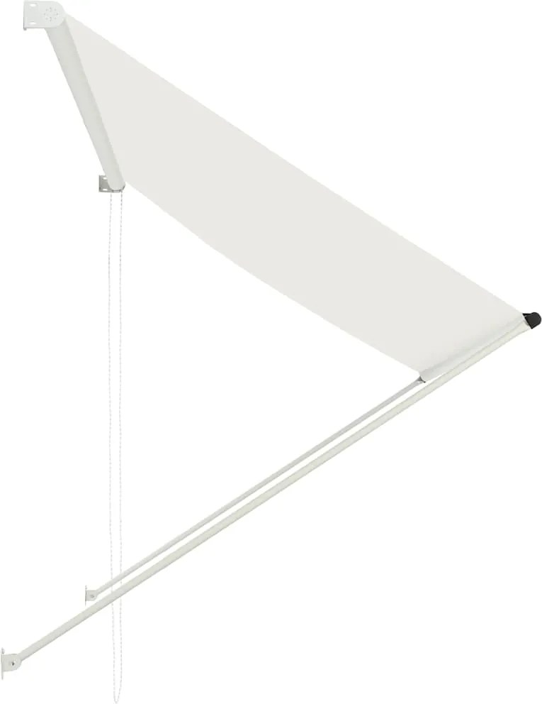 Zatahovací markýza krémová 200 x 150 cm 143765