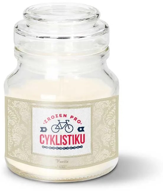 Sablio Svíčka Zrozen pro cyklistiku - 120 g