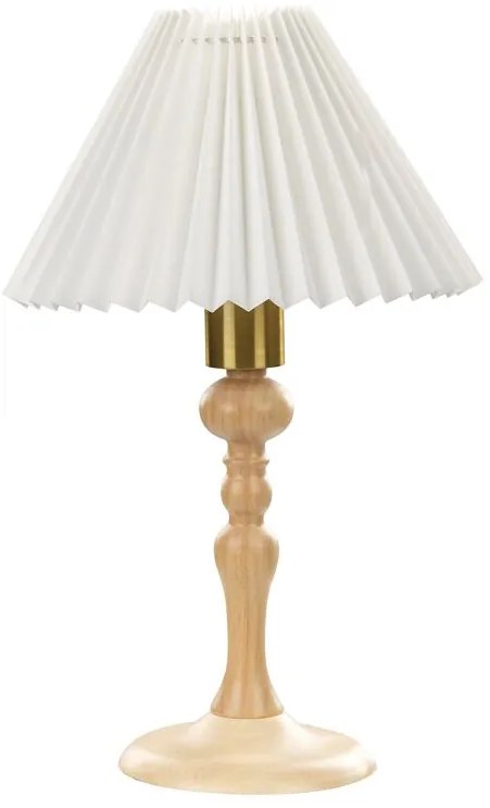 Stolní lampa světlé dřevo COOKS Beliani