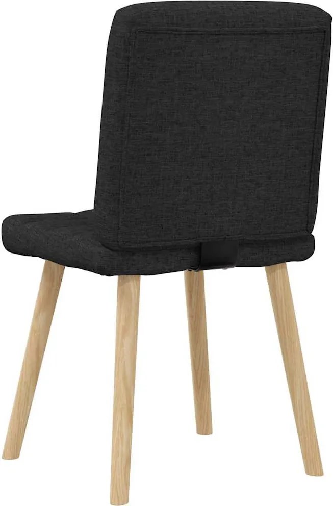 Jídelní židle 6 ks černé textil 3315463
