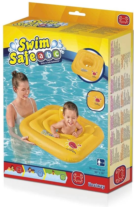 Nafukovací sedačka s opěrkou Bestway Swim Safe Step A 76cm
