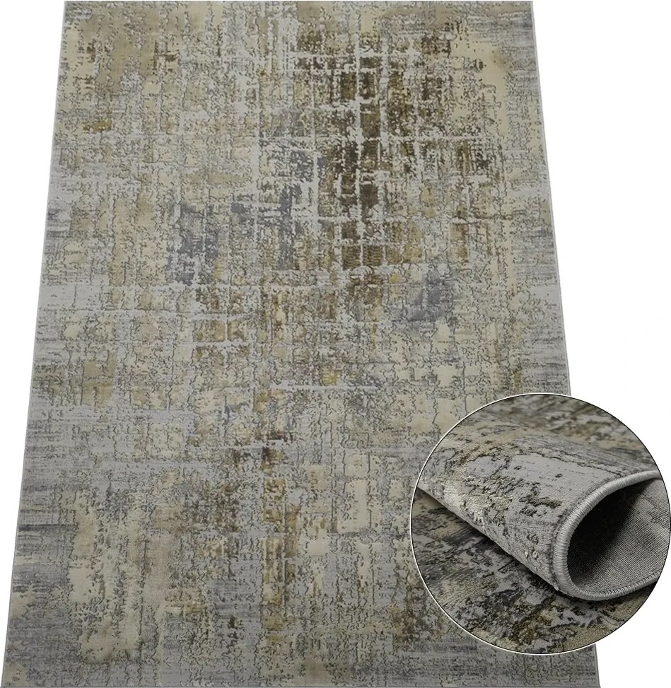 BE Koberec Deluxe 9095 BEIGE - béžový obdélníkový Rozměr: 60x100 cm