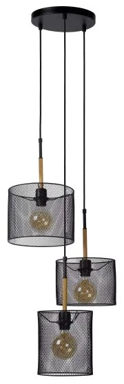 Lucide 45459/03/30 - Lustr na lanku BASKETT 3xE27/40W/230V
