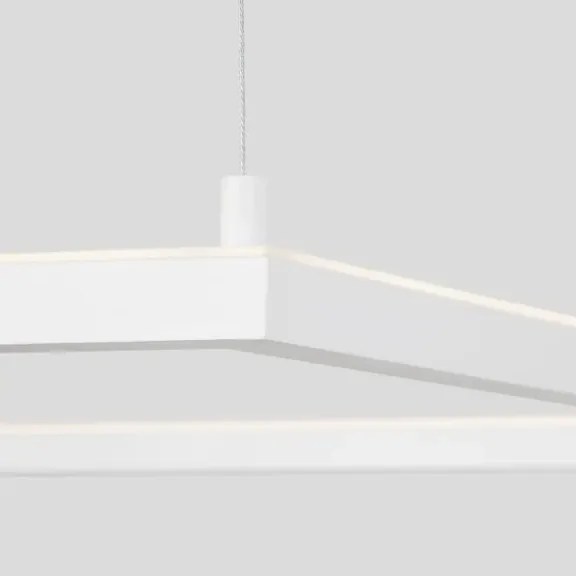 LED lustr Eterna 75 bílé
