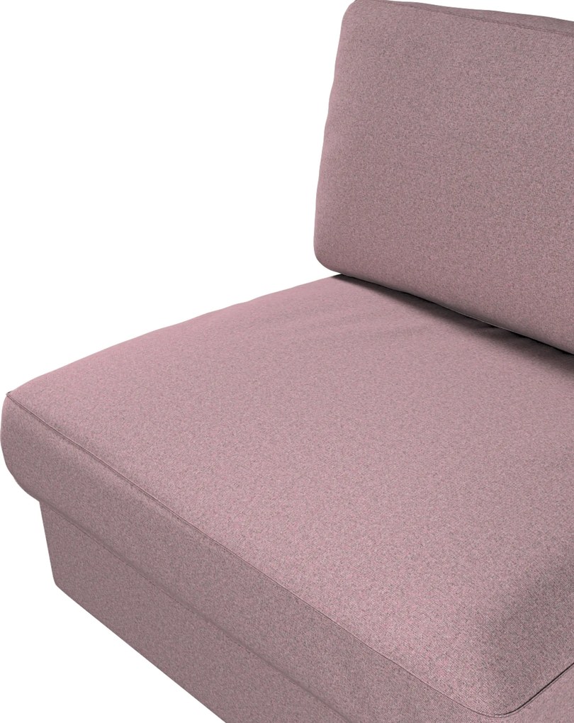 Potah na neskládací křeslo IKEA Kivik barva růžová látka pletený vzor