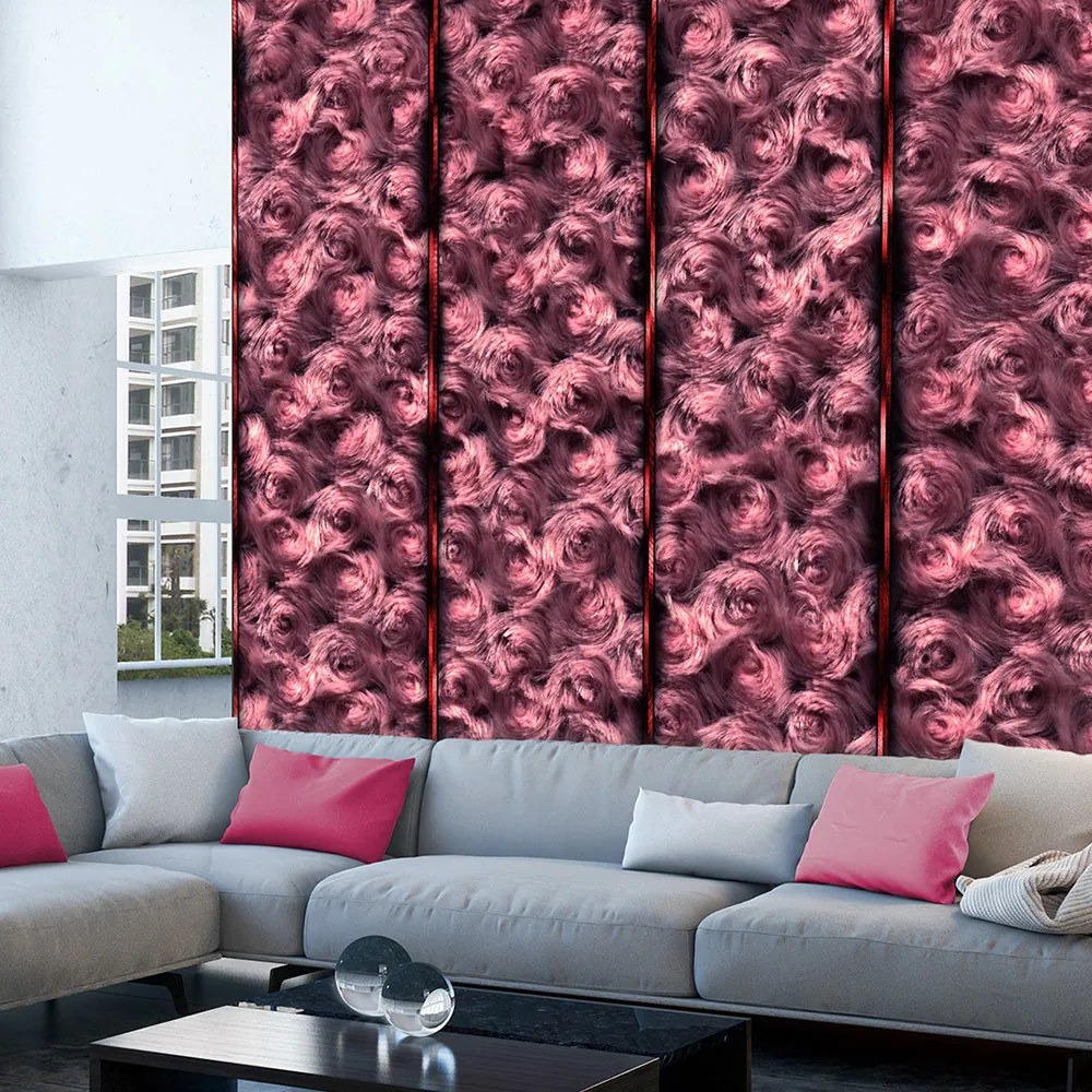 Tapeta Bimago - Pink Fur + lepidlo zdarma role 50x1000 cm