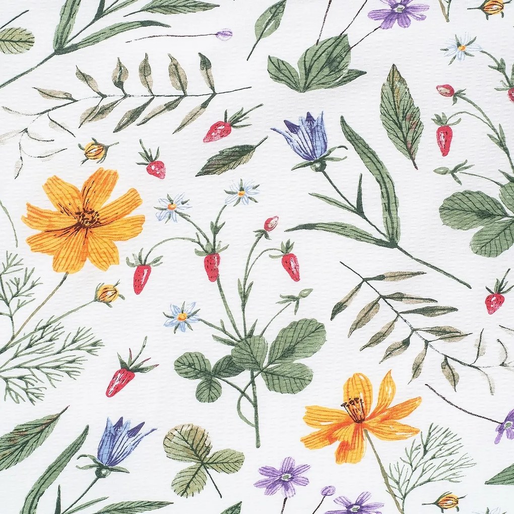 4Home Krepové povlečení Wildflower Bliss, 140 x 220 cm, 70 x 90 cm