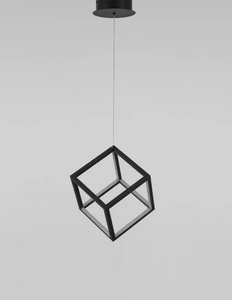 LED lustr Gabbia 25 černé