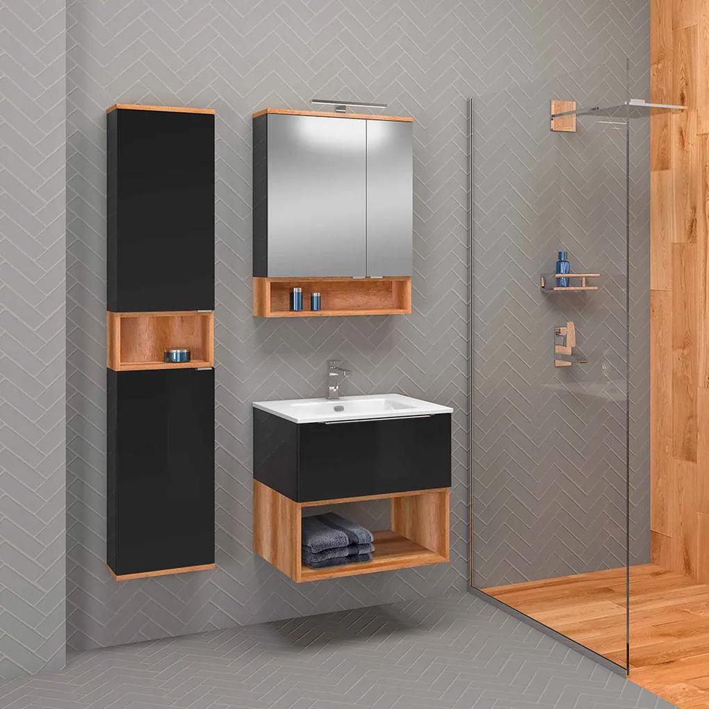 BPS-koupelny Koupelnová skříňka s keramickým umyvadlem Neveda B 60