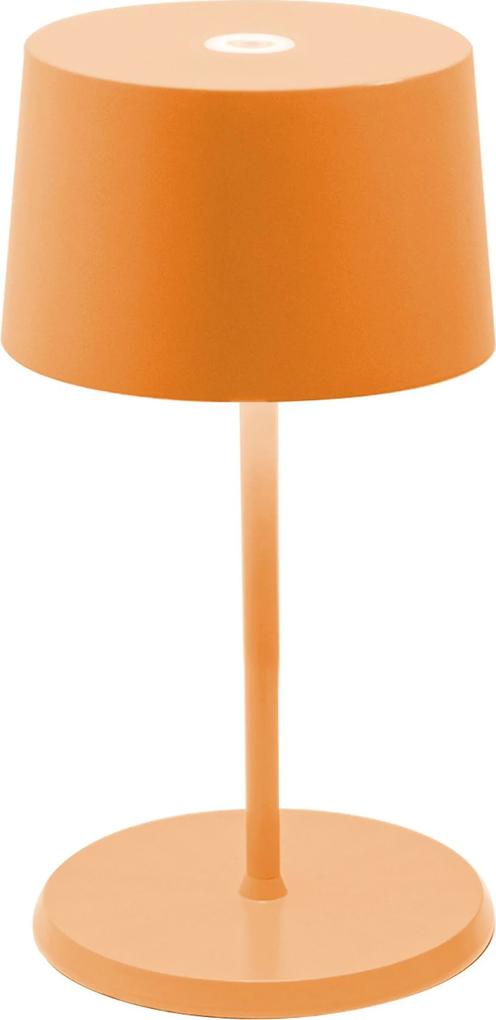 Bezdrátová lampa Olivia Mini 22 cm oranžová