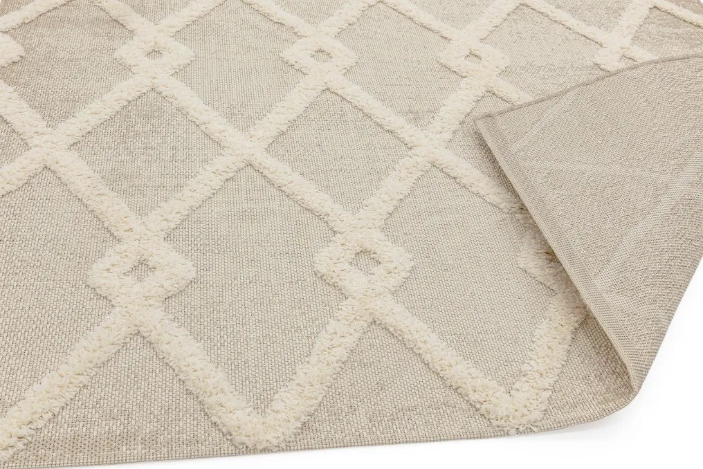 Tribeca Design Kusový koberec Mola Beige/Cream Diamond Rozměry: 160x230 cm